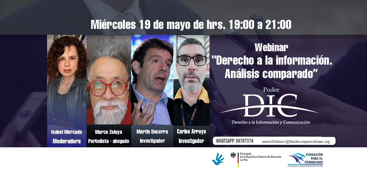 Webinar: Derecho a la información. Análisis comparado - Fundación para ...